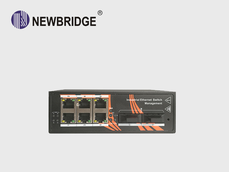 IP40 Protect Grade Managed PoE Switch 6 Port Metal Shell 12~48V DC ...